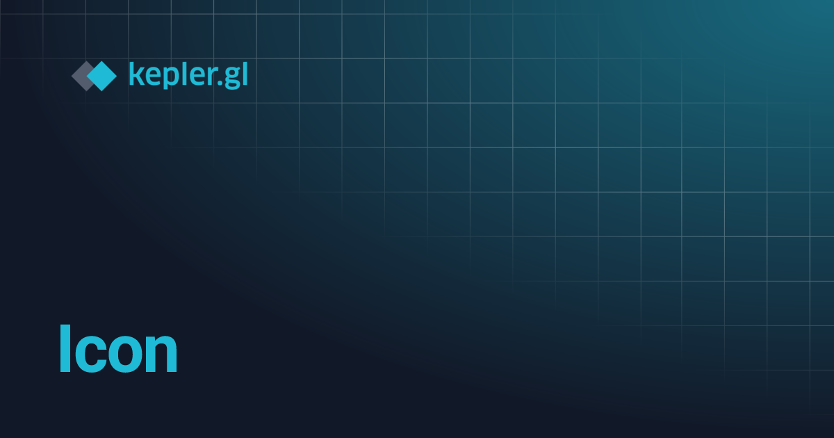 Icon | kepler.gl