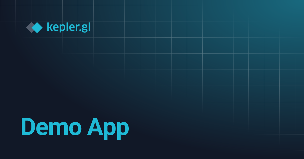 Demo App | kepler.gl